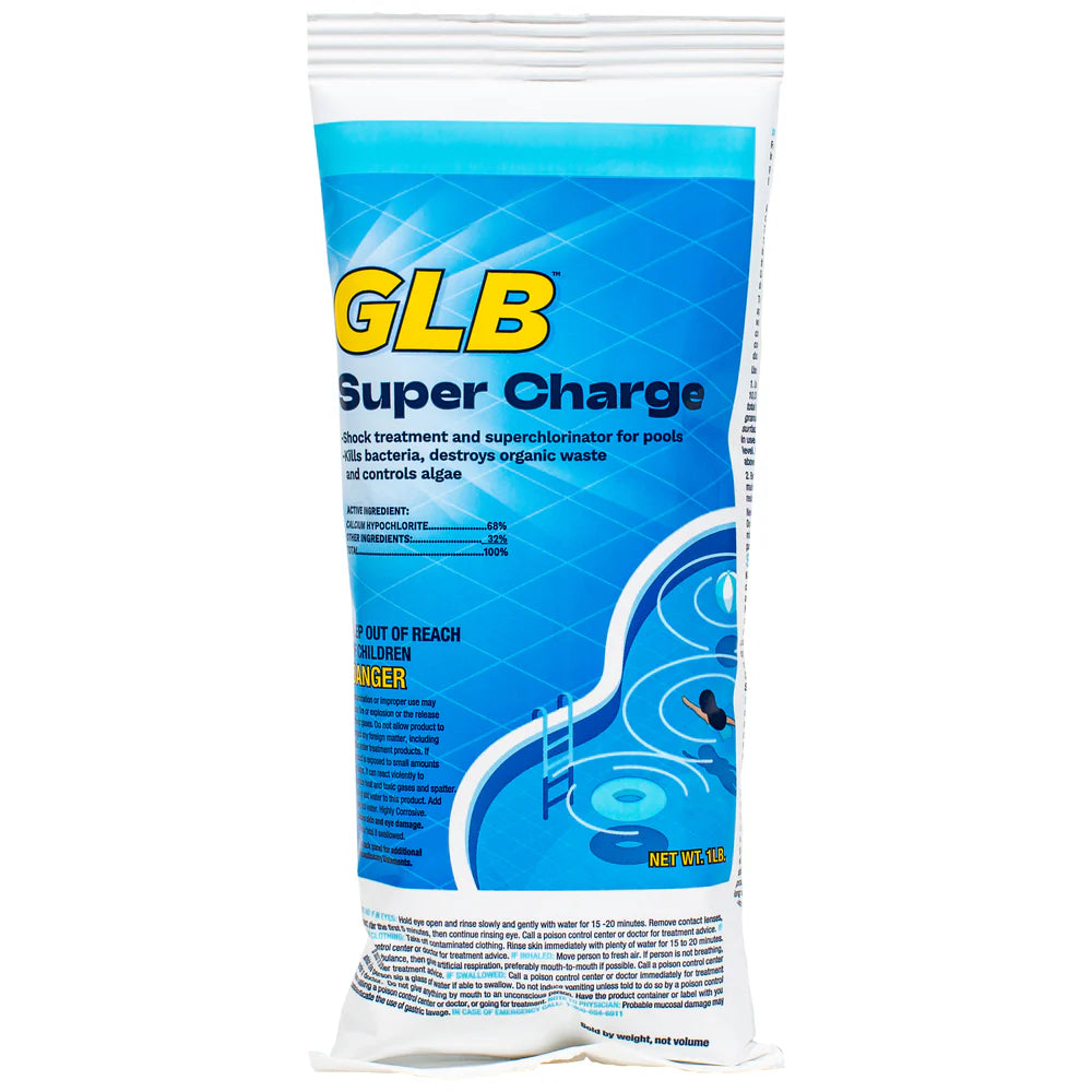 GLB Super Charge Cal Hypo Granular Chlorine Shock, 1 lb Bag | 71428A ...