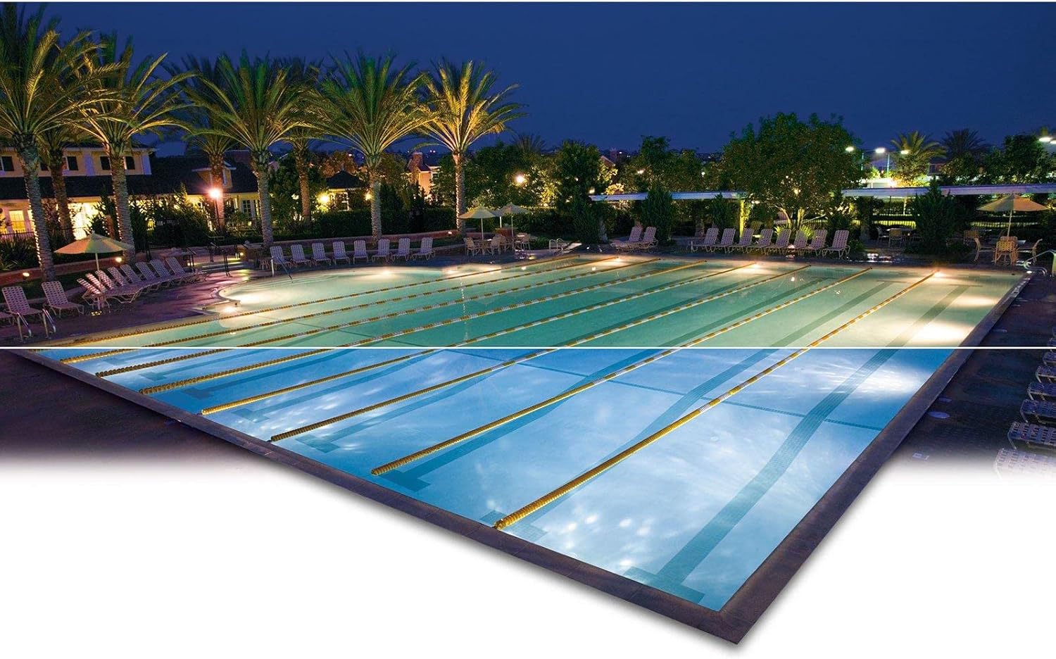 J&J Electronics 12V, 28W PureWhite Cool White LED Pool Lamp 26612 ...