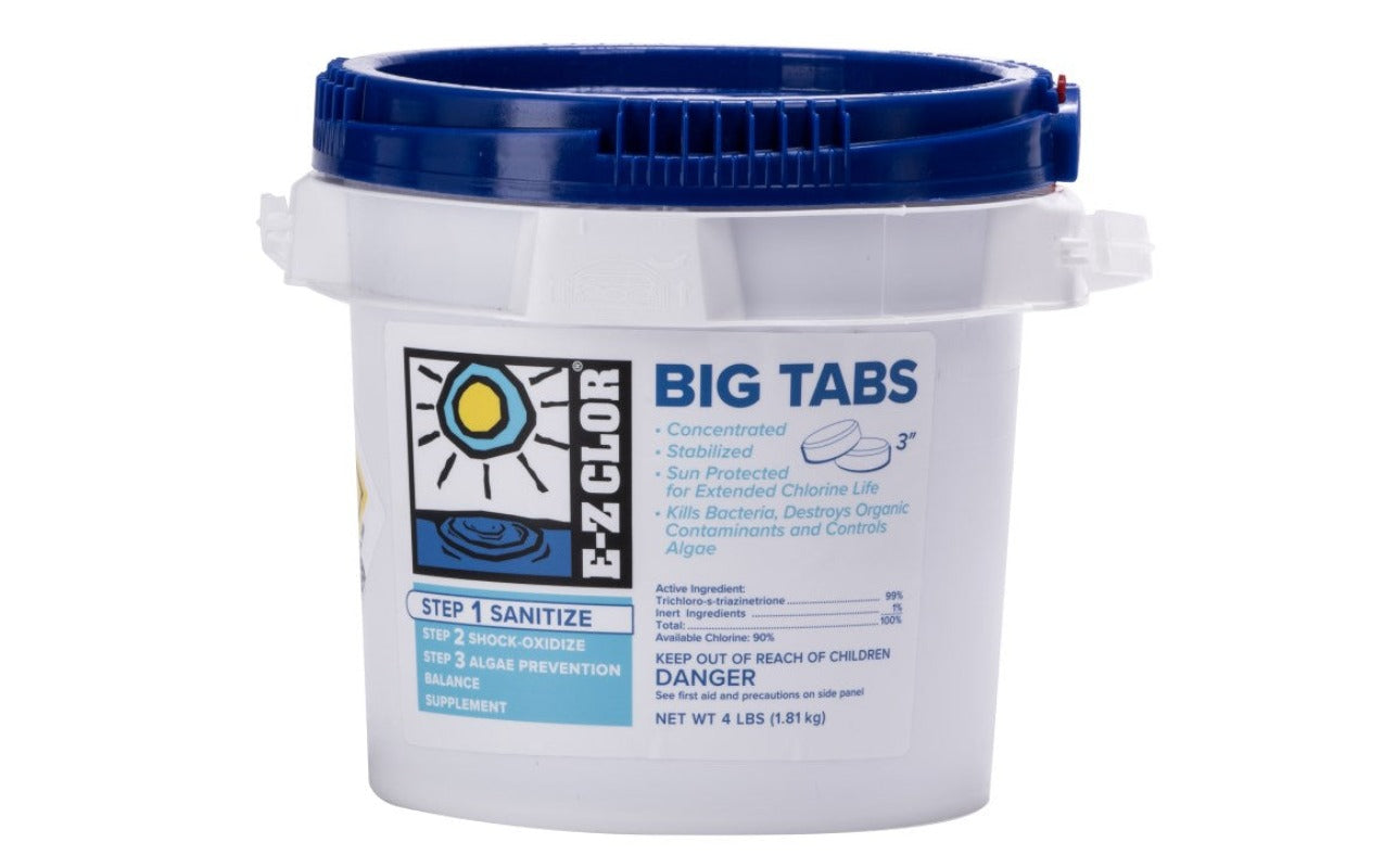 E-Z Clor Big Tabs 3" Chlorine Tablets – Village Spa & Pools